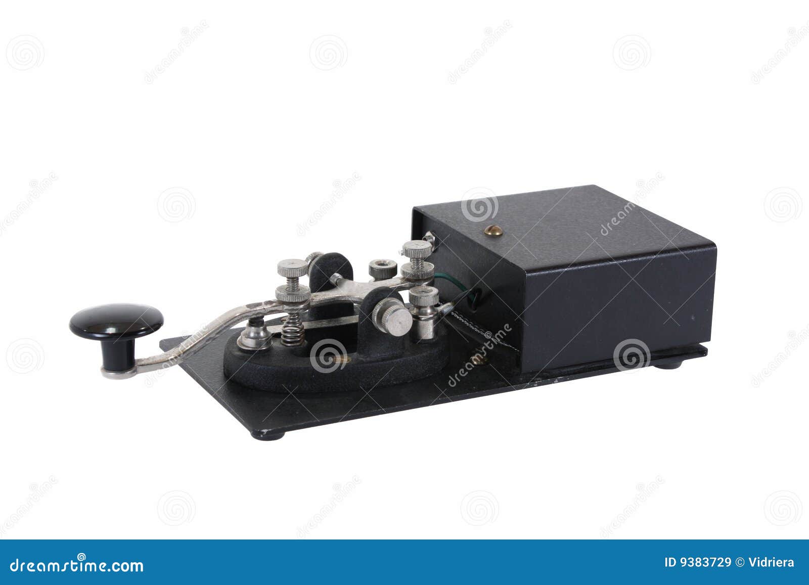 Morse Code straight key stock image. Image of telegraph - 9383729