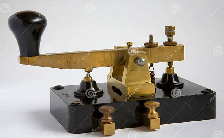 Morse Key stock image. Image of code, retro, communicate - 1331187
