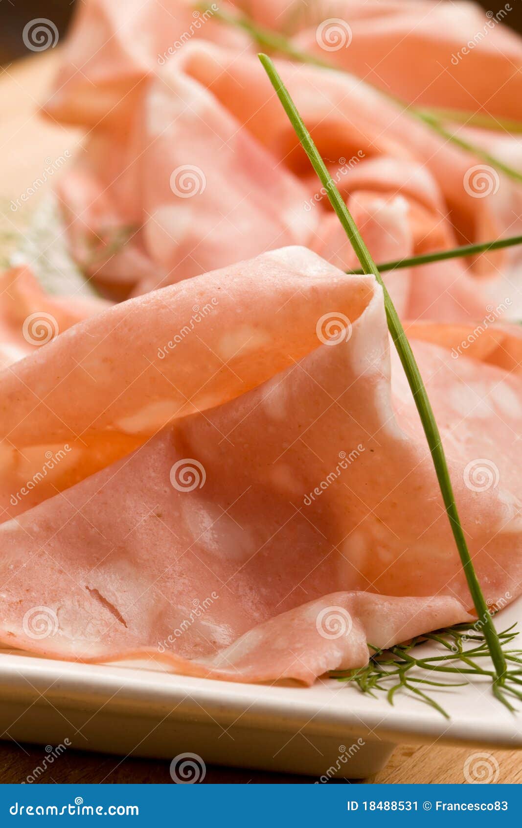 Mortadella Sausage stock image. Image of onion, healthy - 18488531