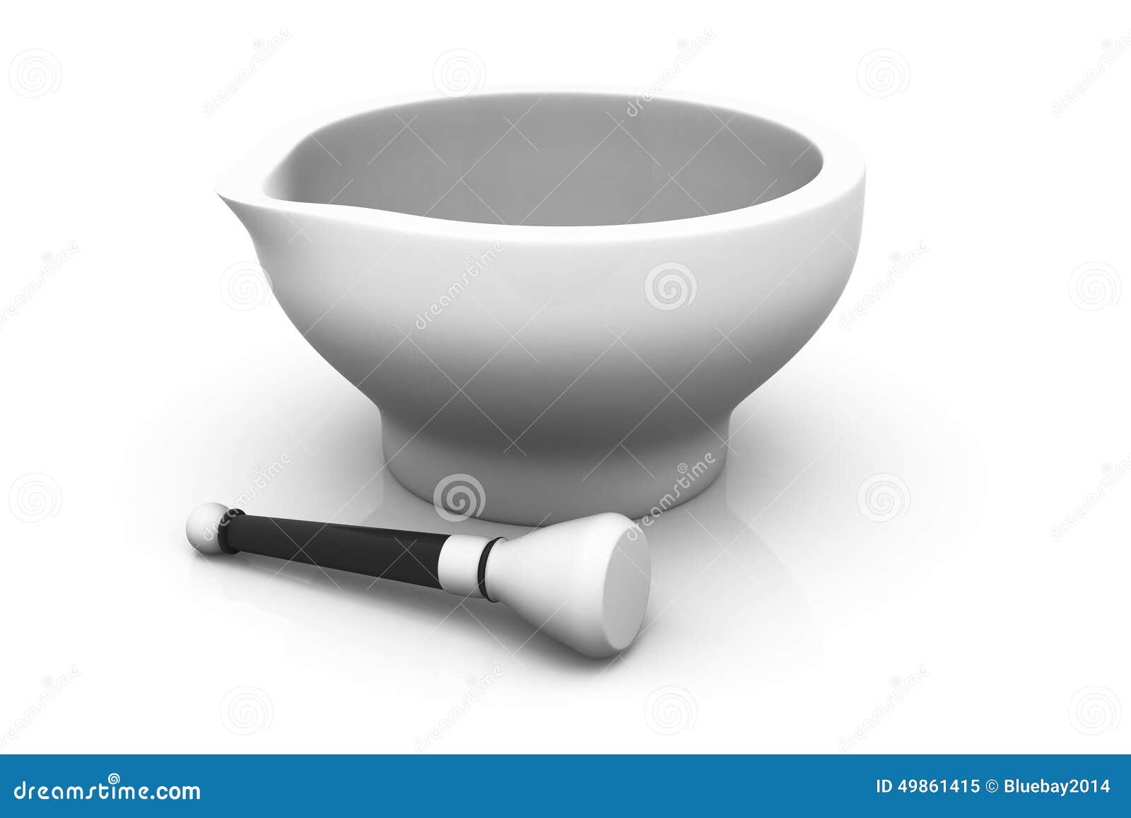 Mortaio e pestello illustrazione di stock. Illustrazione di medicina ...