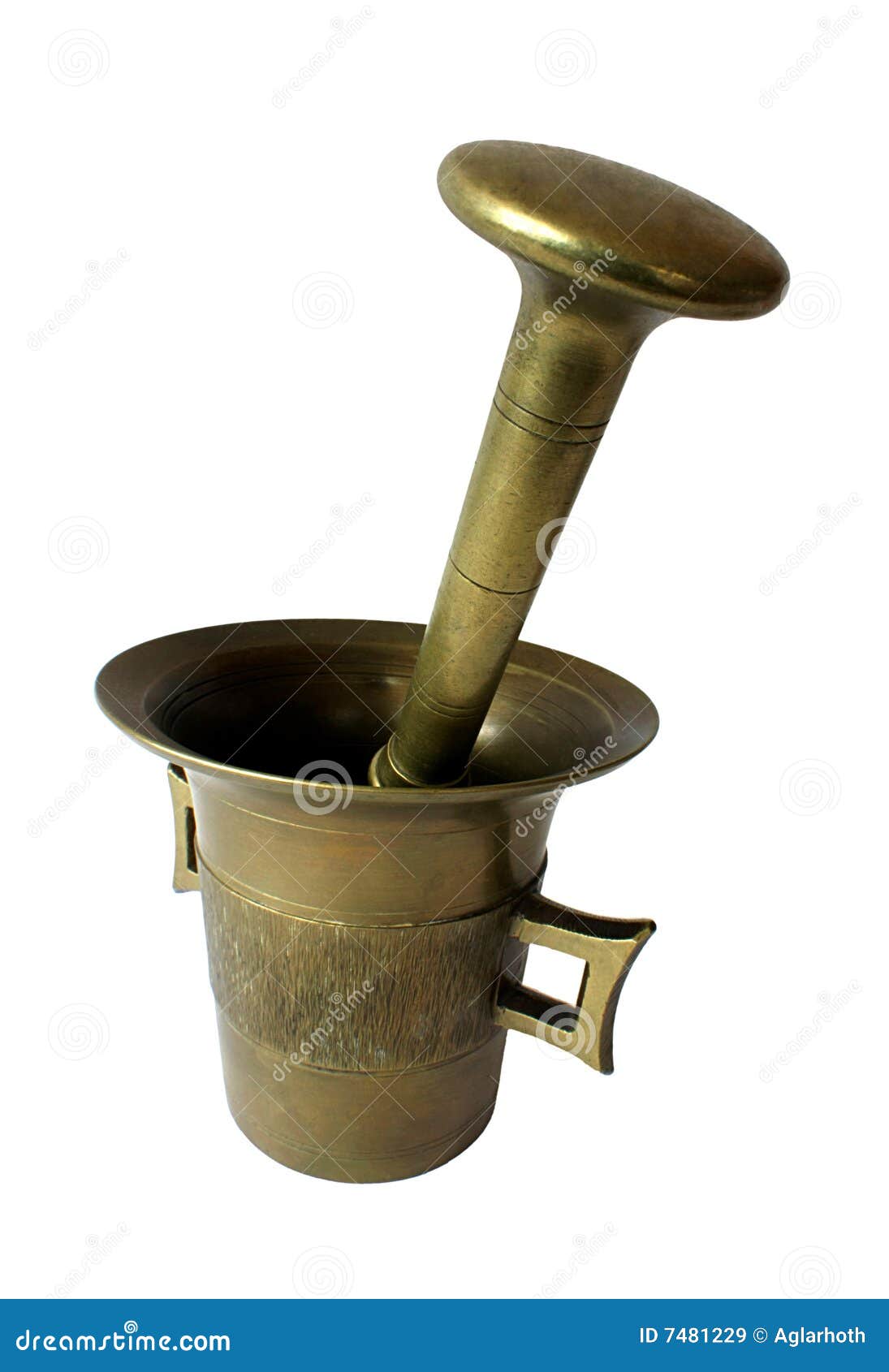 Mortar stock image. Image of antique, mixture, herbal - 7481229