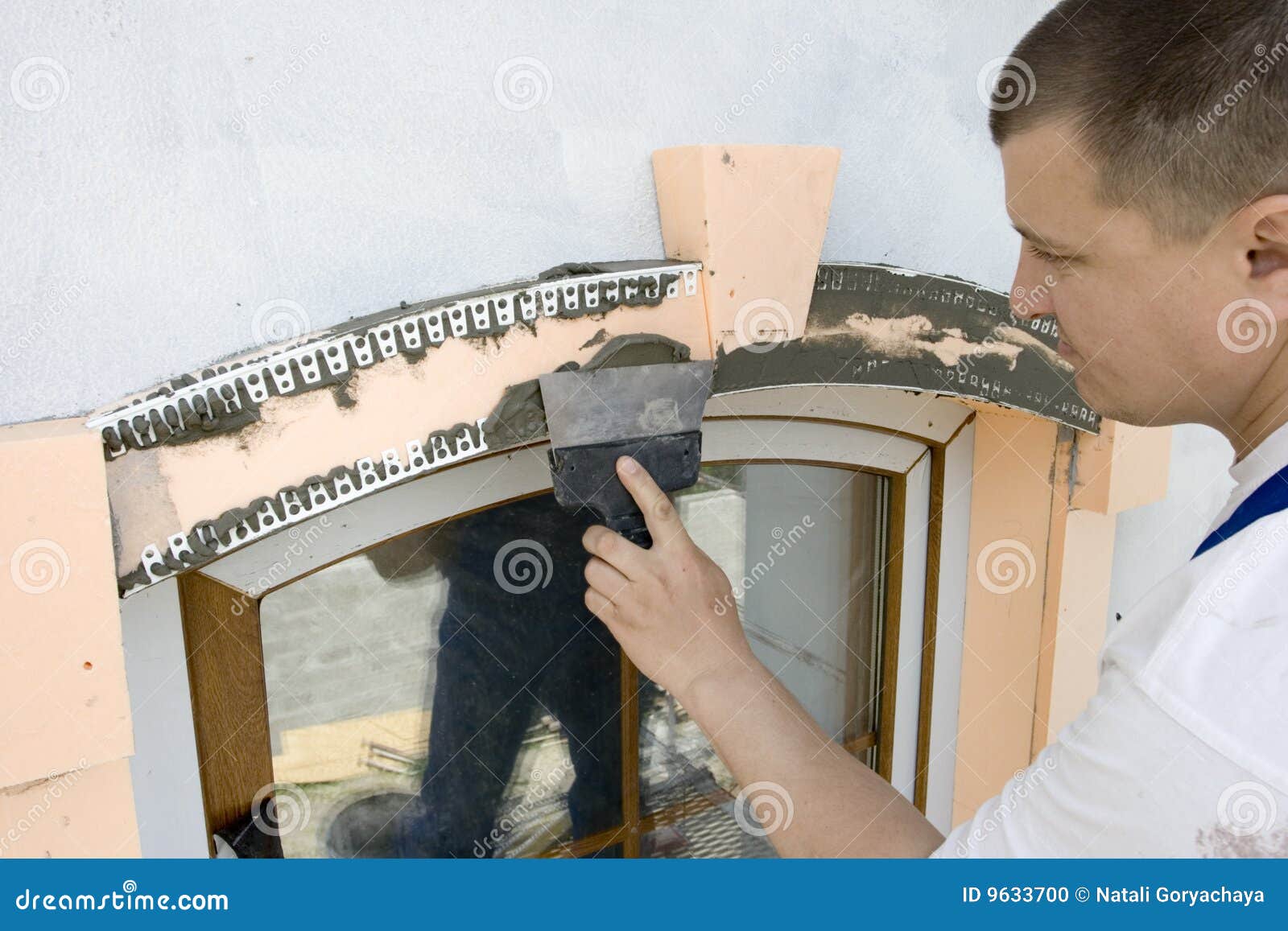 Mortar stock photo. Image of polyfoam, master, tool, element - 9633700