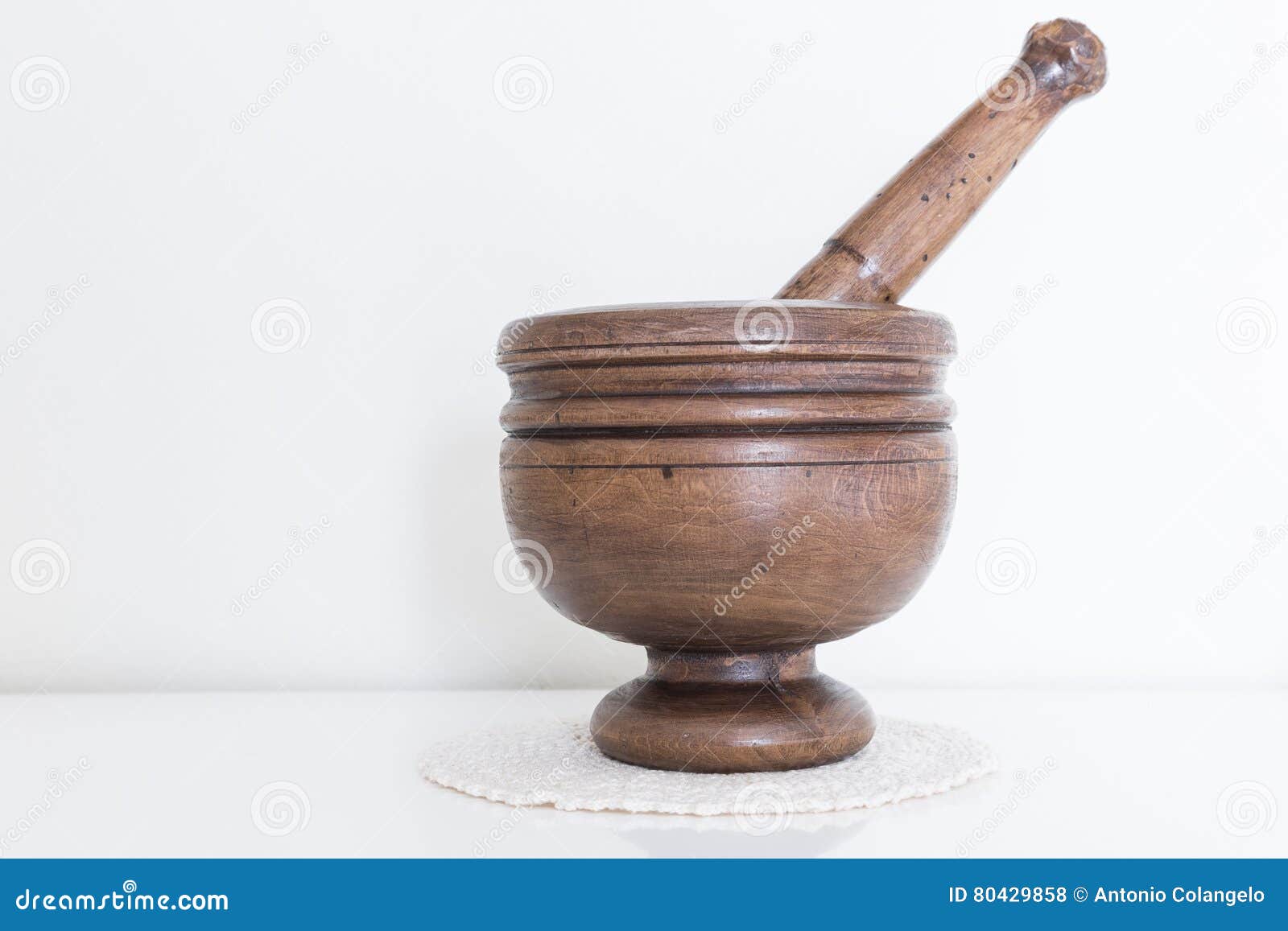 Mortar stock photo. Image of kitchen, copper, wood, tool - 80429858