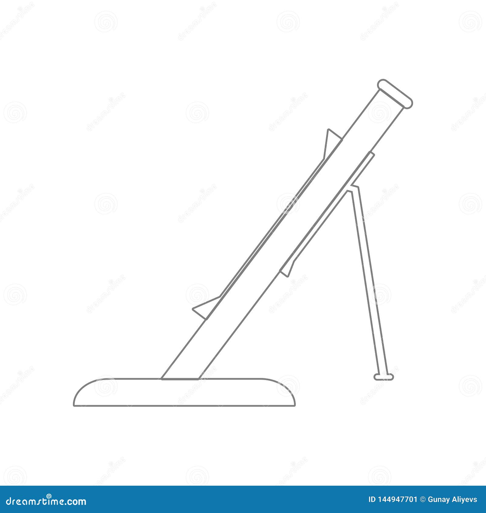 Mortar Icon. Element of Army for Mobile Concept and Web Apps Icon Stock ...