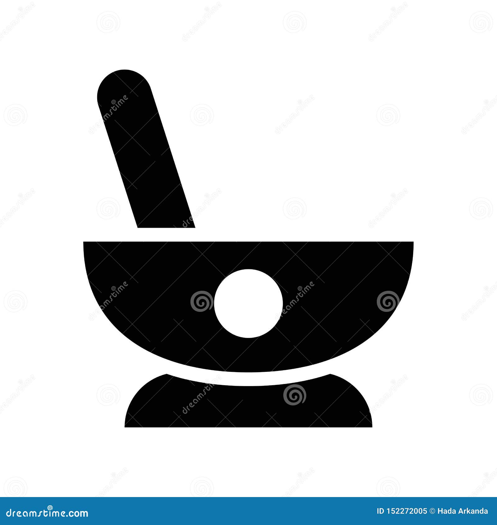 Mortar Icon. Flat Illustration of Mortar Vector Icon for Web Stock ...