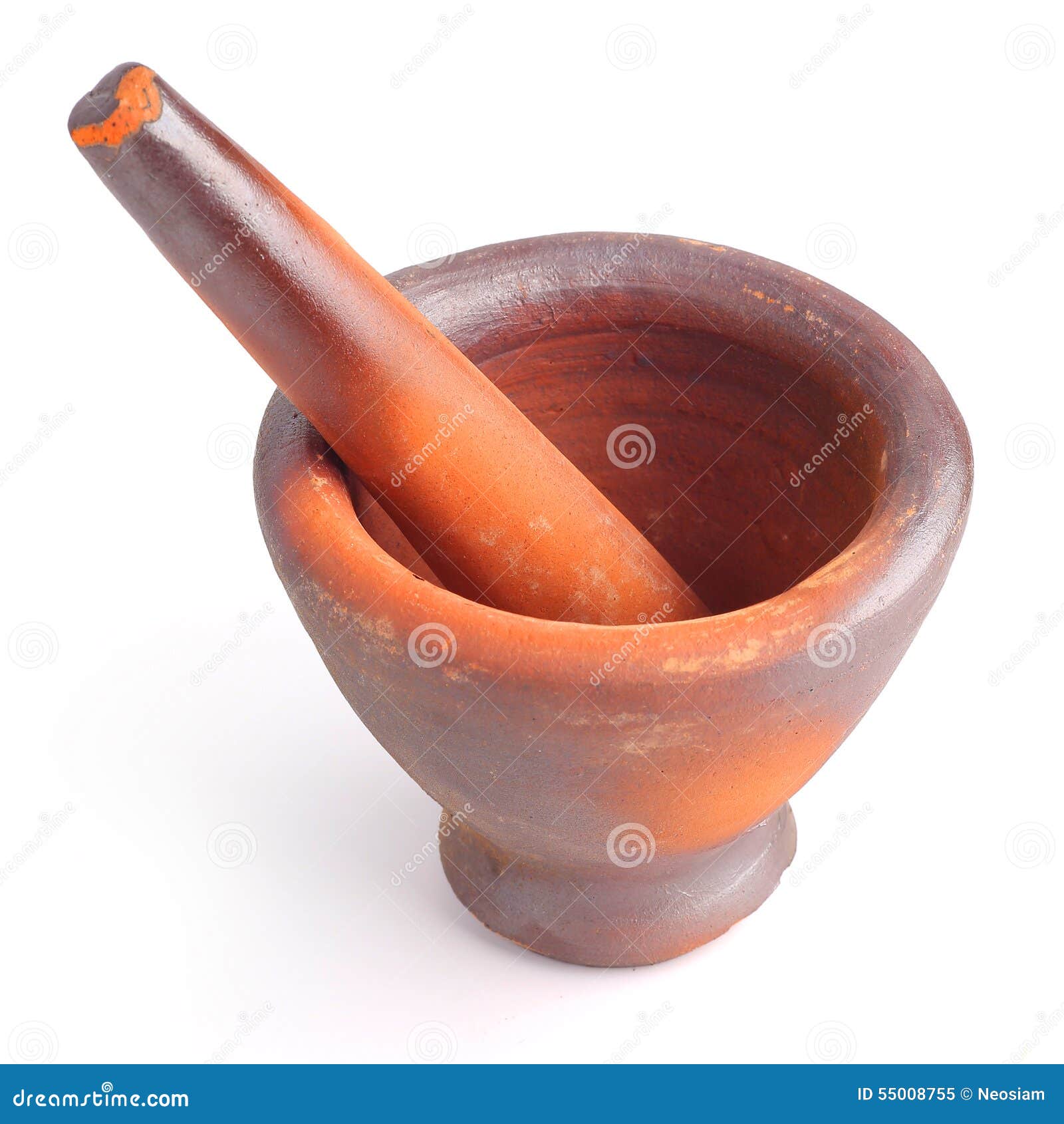 Mortar isolated stock image. Image of container, handmade - 55008755