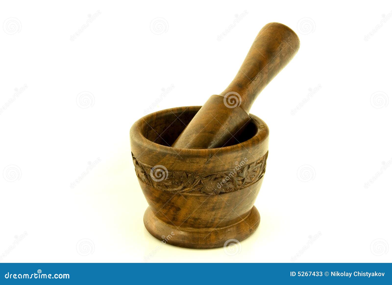 Mortar with pestle stock image. Image of mortar, pestle - 5267433