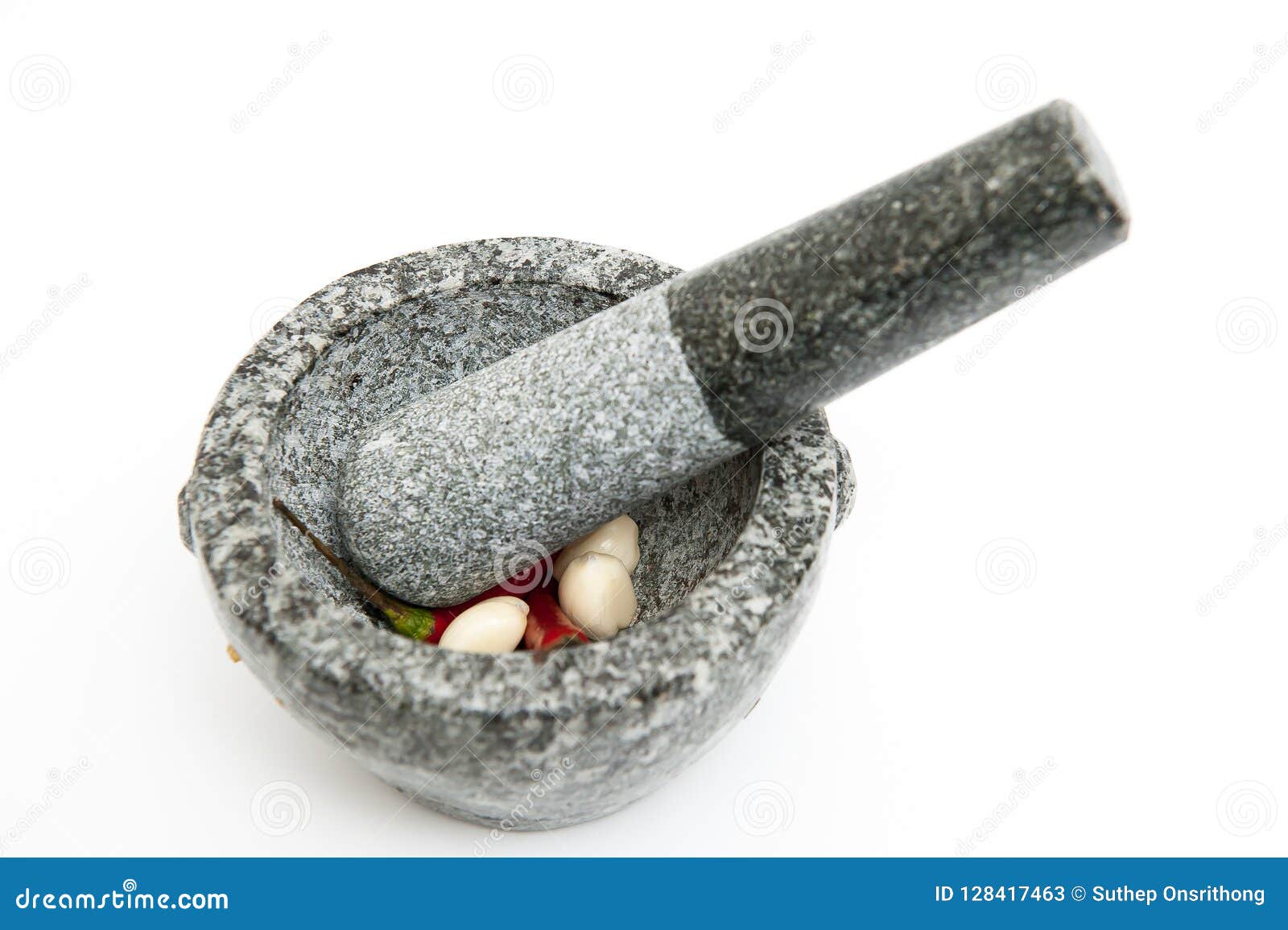 Mortar stone stock image. Image of herb, close, chemistry - 128417463