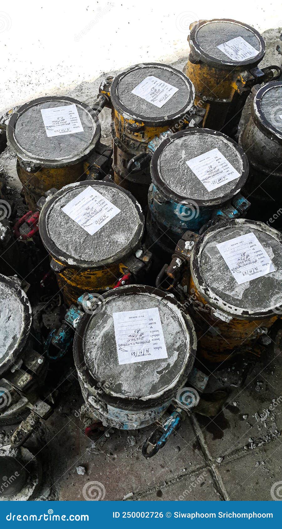 Mortar in the Test Block for Testing the Strength According To ...