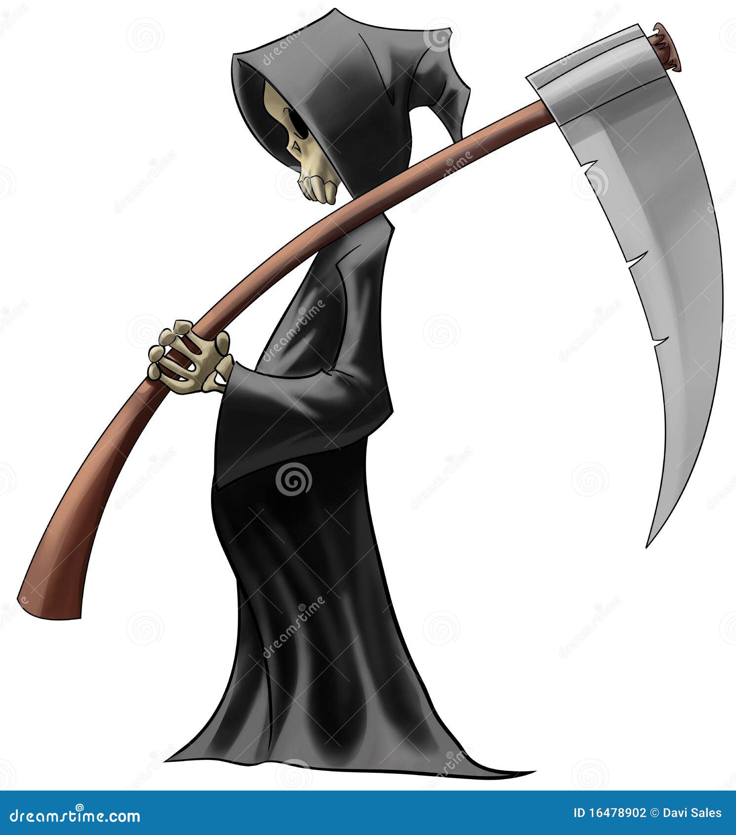 A morte ilustração stock. Ilustração de escuro, cruel - 16478902