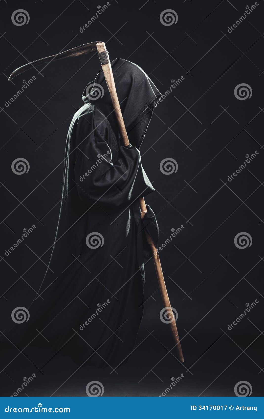 Morte con la falce immagine stock. Immagine di assassino - 34170017