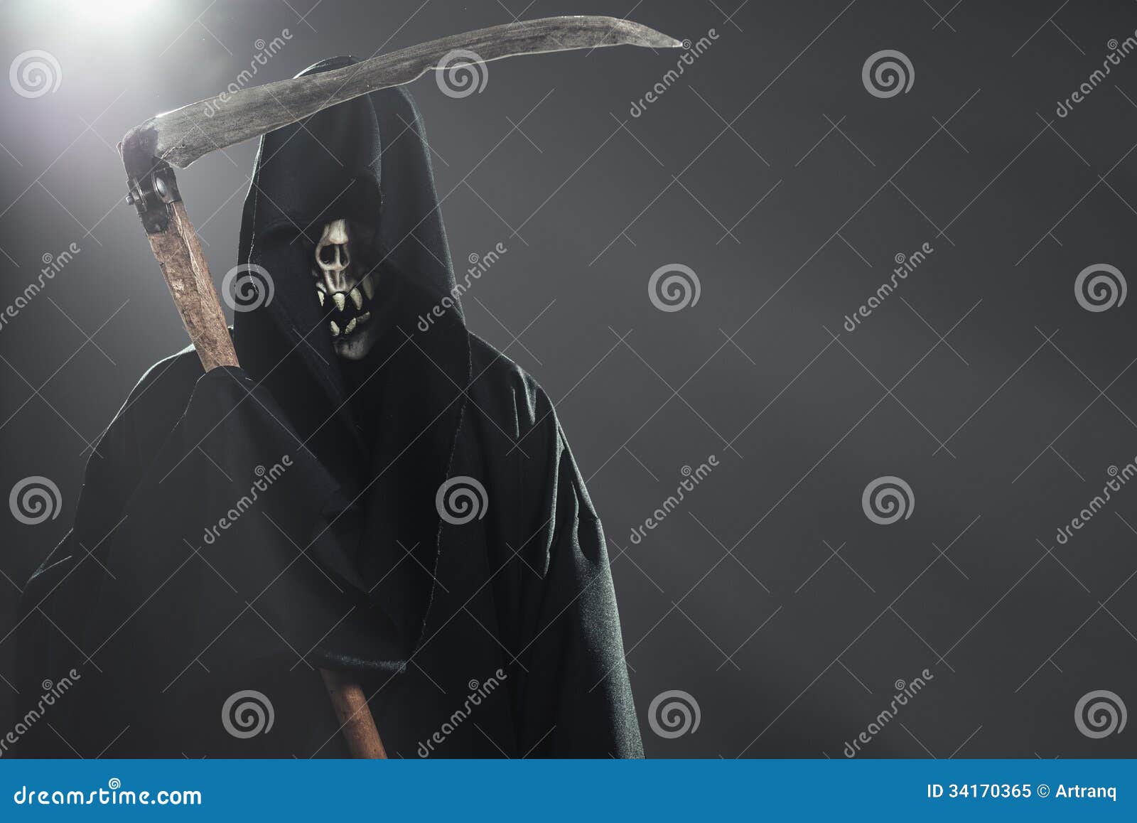 Morte con la falce immagine stock. Immagine di guasto - 34170365