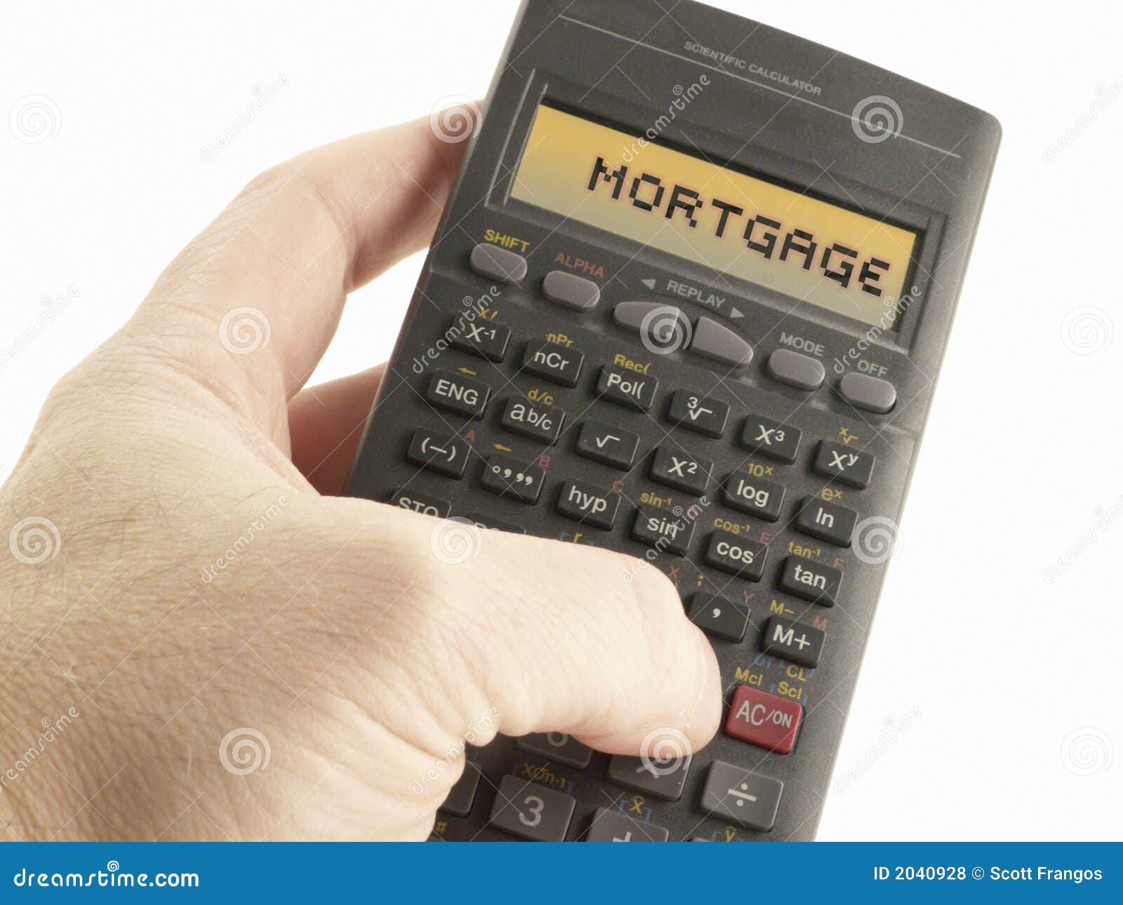 Mortgage Calculator stock photo. Image of calculator, engineer - 2040928