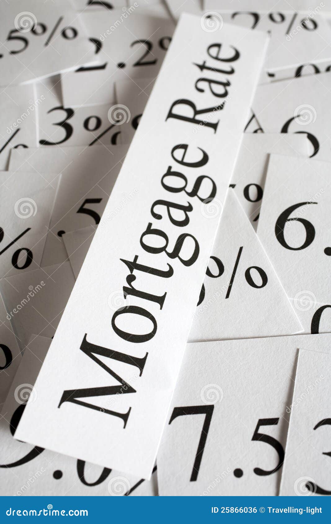 Mortgage Rate Concept stock photo. Image of vertical - 25866036