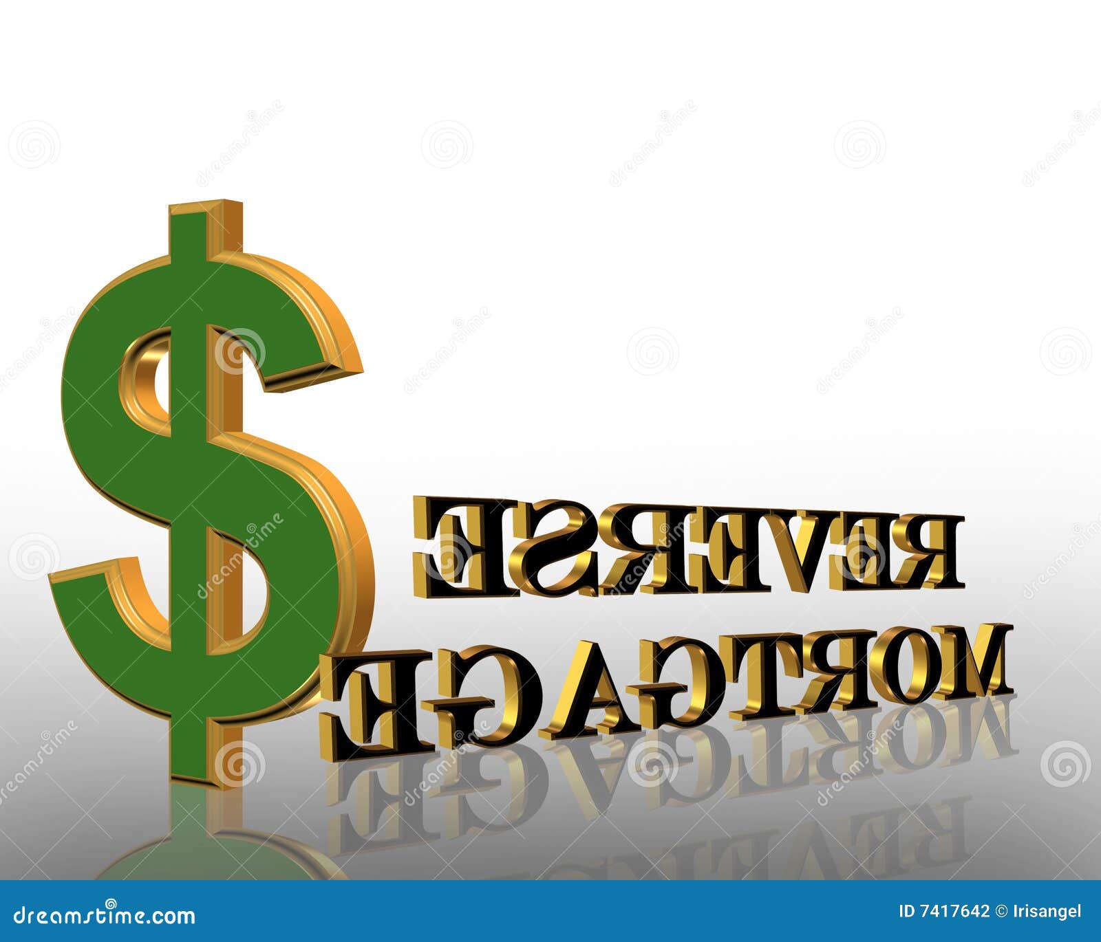Mortgage Reverse Graphic stock illustration. Illustration of payments ...