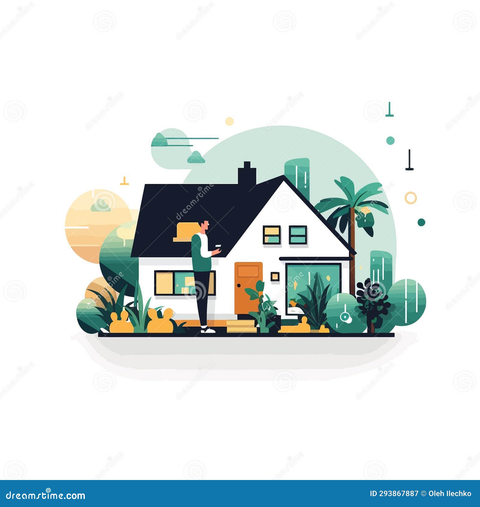 Mortgage Vector Flat Minimalistic Isolated Illustration Stock Vector ...