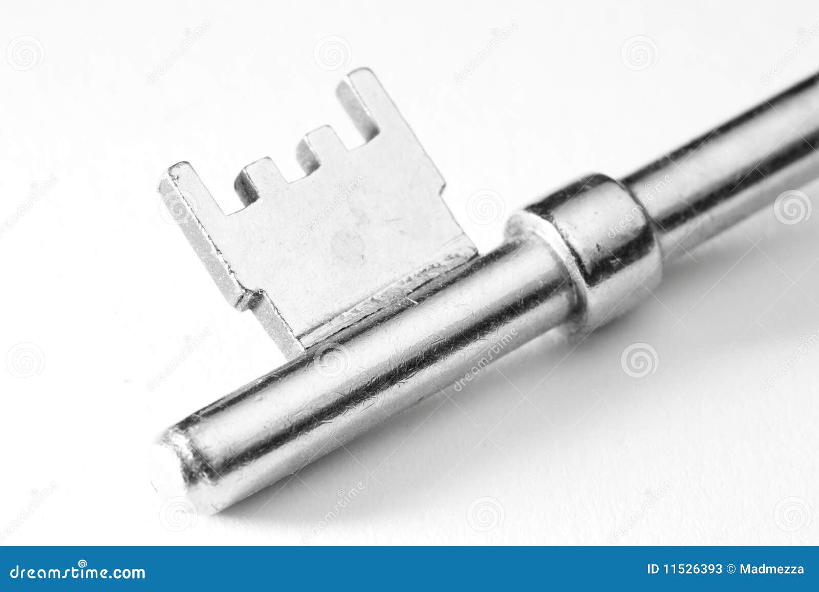 Mortice lock Key stock image. Image of common, shiny - 11526393