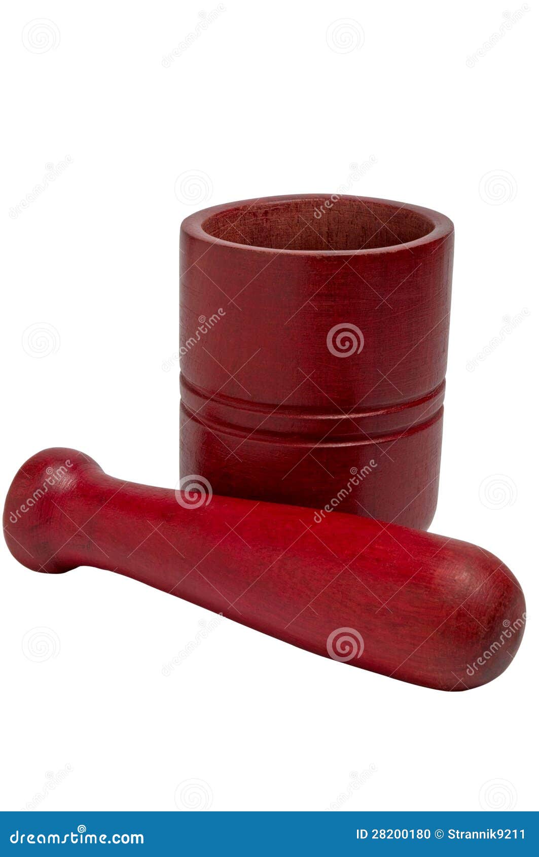 Mortier et pilon en bois photo stock. Image of herbe - 28200180