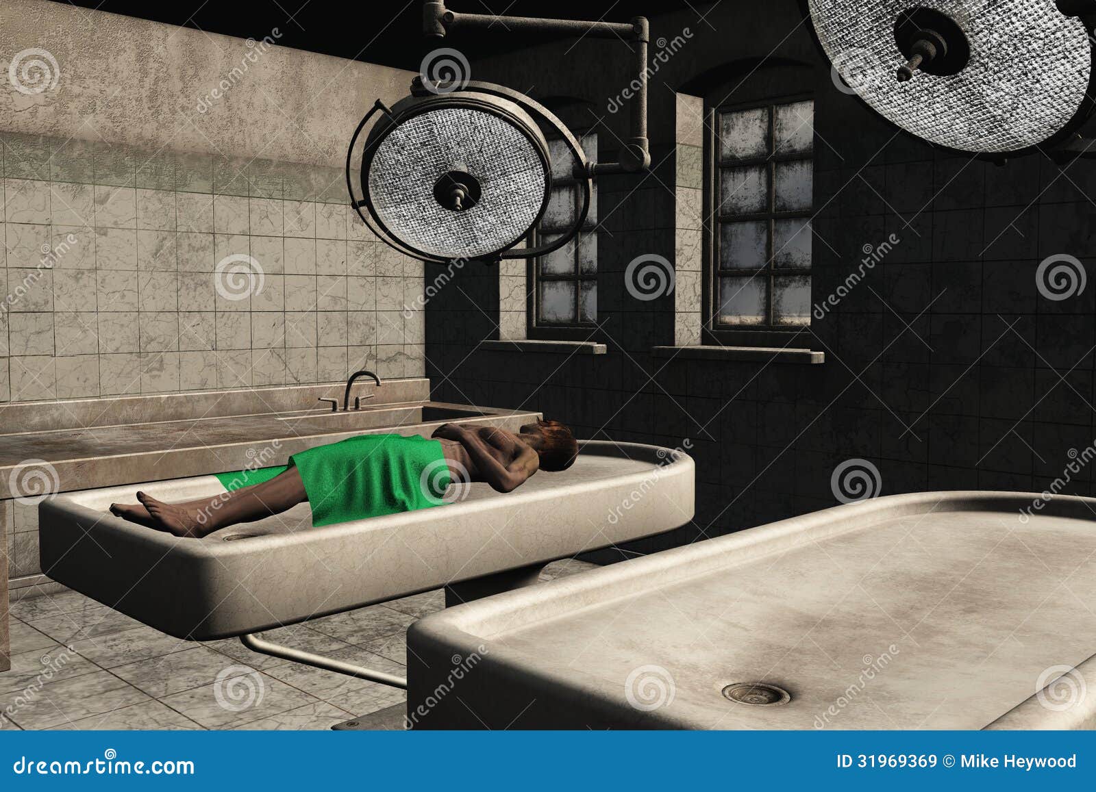 Mortuary With Cadaver Stock Image | CartoonDealer.com #31969369