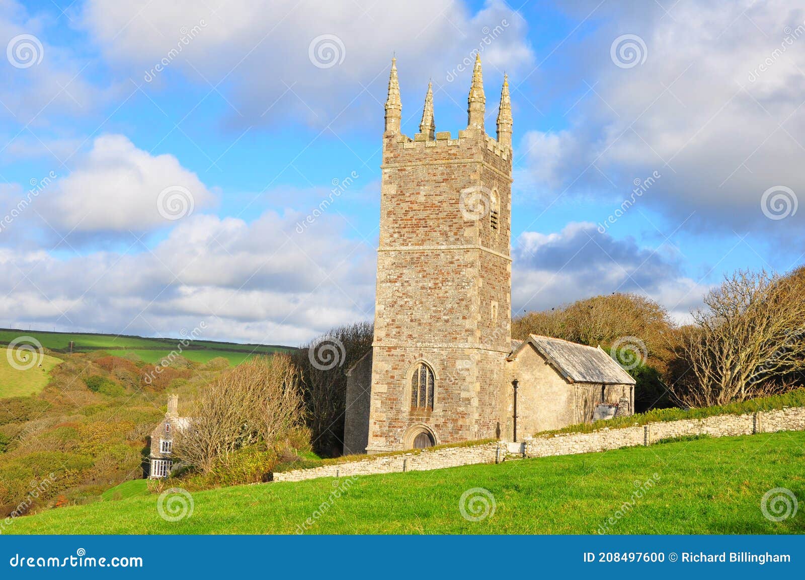 Morwenstow Church, Cornwall, England Stock Photo - Image of england ...