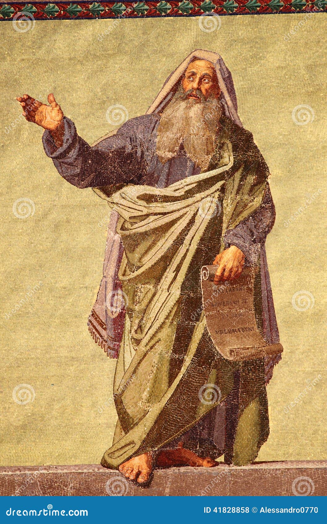 Mosaïque Du Prophète Daniel Photo stock - Image du spiritualité ...