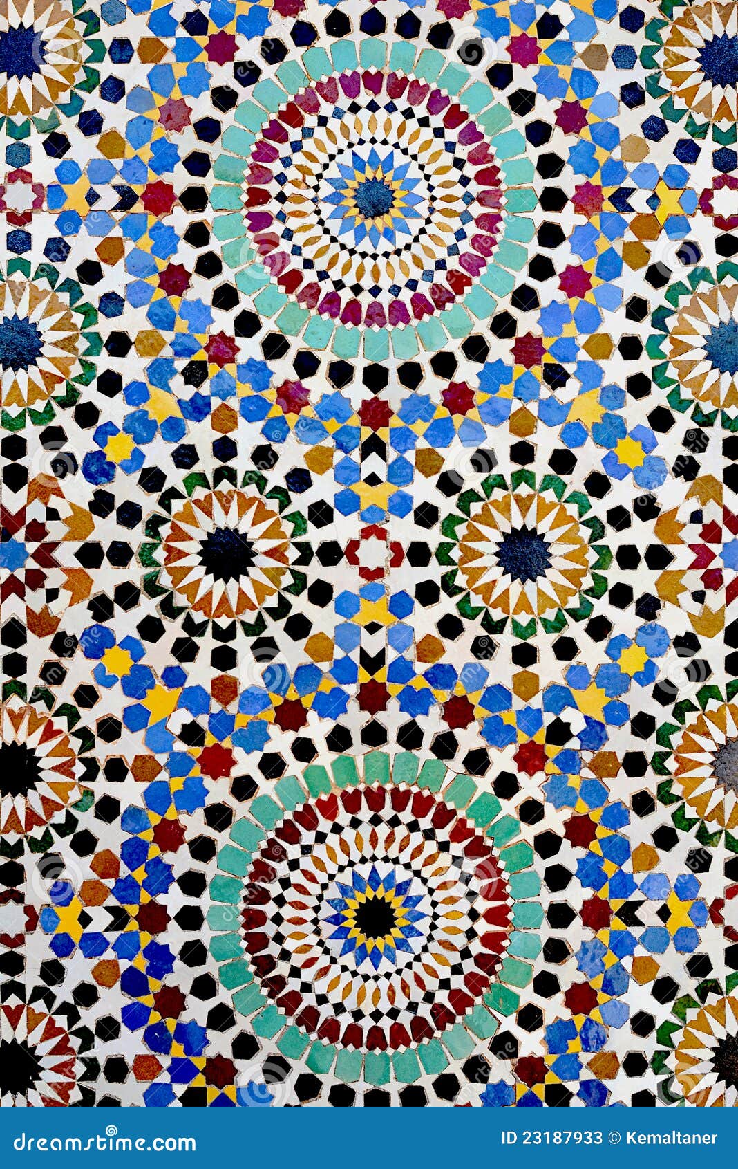 Mosaïque Islamique Traditionnelle Image stock - Image du élément, fond ...