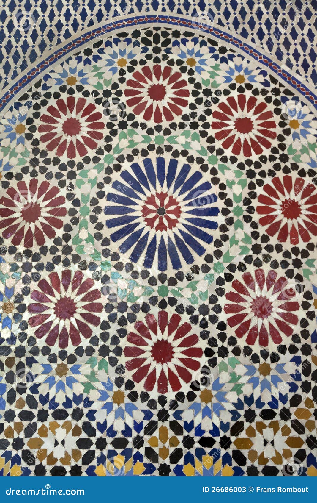 Mosaïque Marocaine Traditionnelle Image stock - Image du marrakech ...