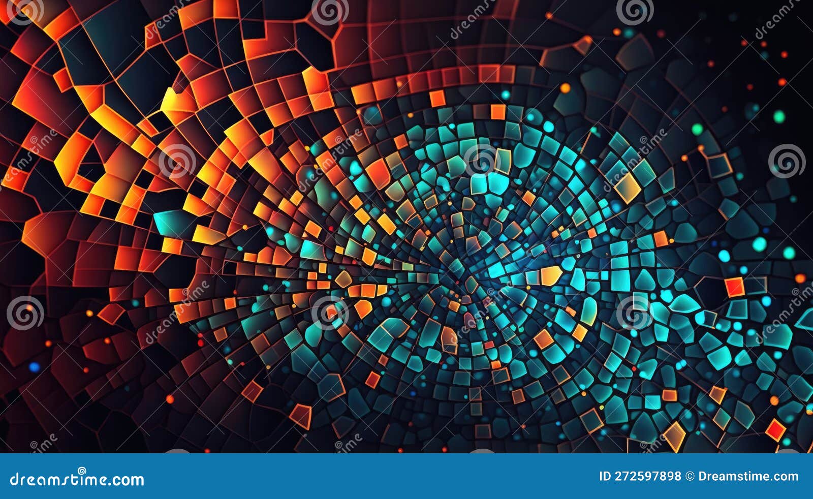 Abstract Mosaic background stock illustration. Illustration of abstract ...
