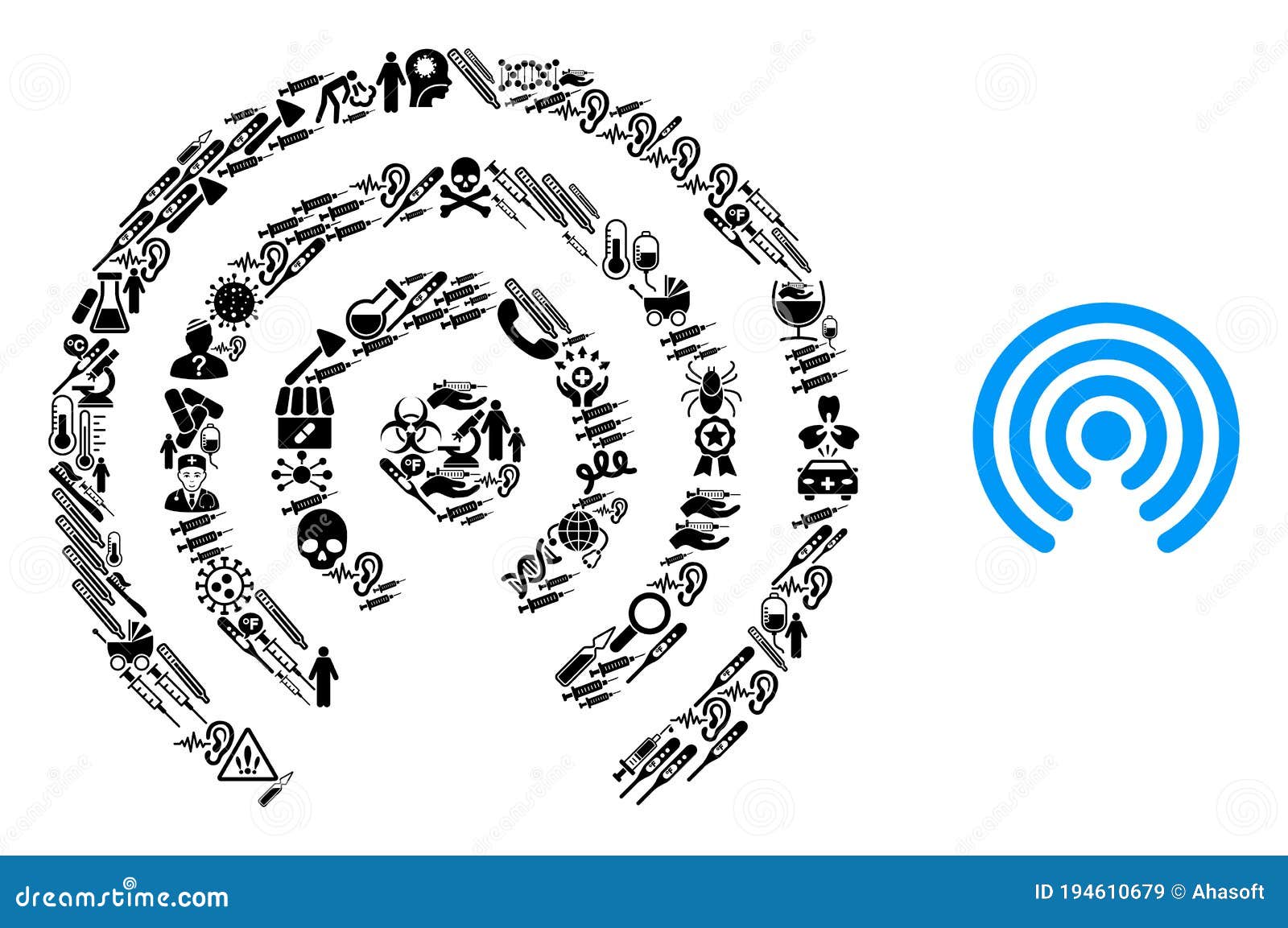 Abstract Airdrop Clipart Design On White Cartoon Vector | CartoonDealer ...