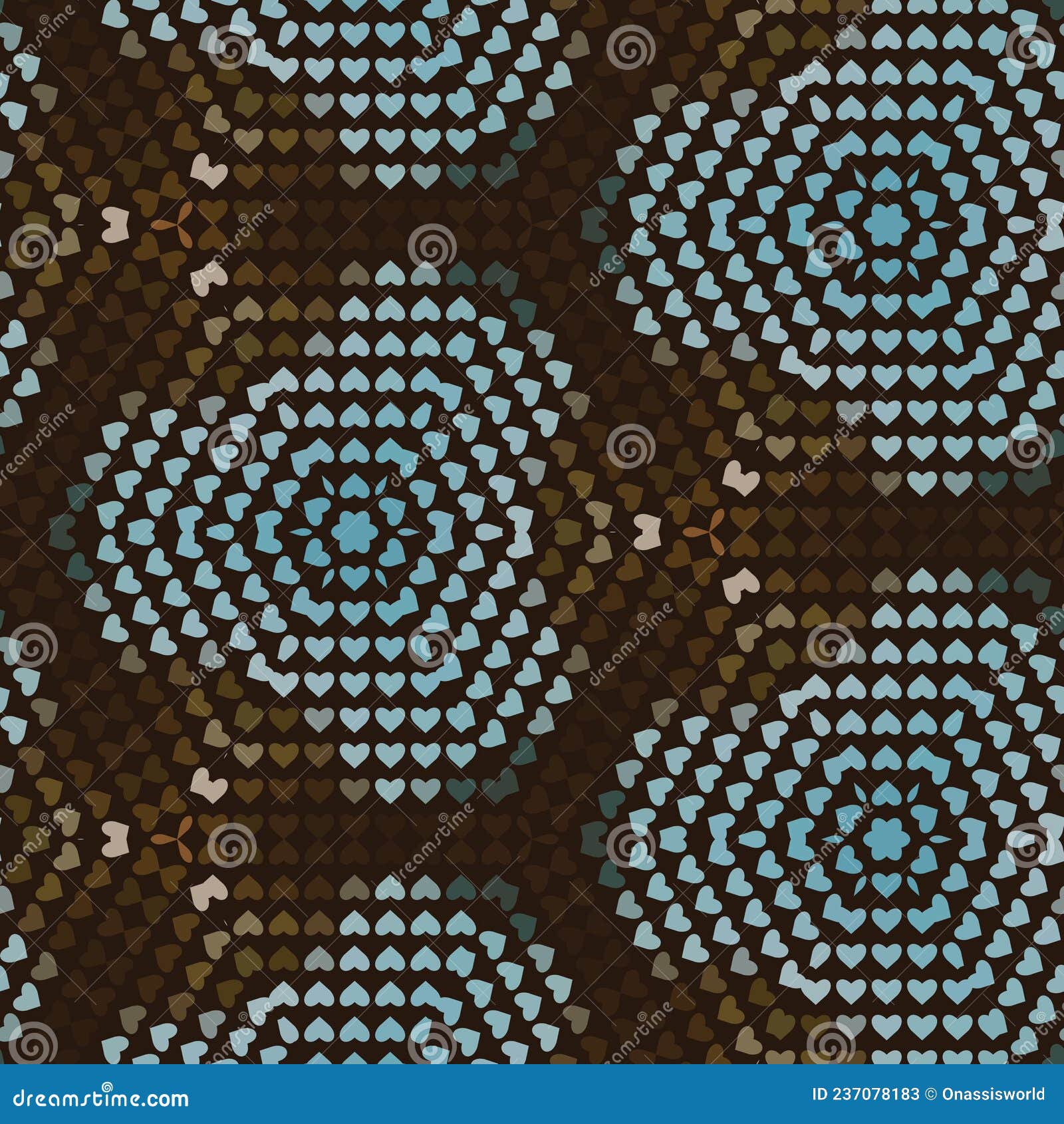 Mosaic Art Shapes Abstracts Backgrounds Stock Illustration ...