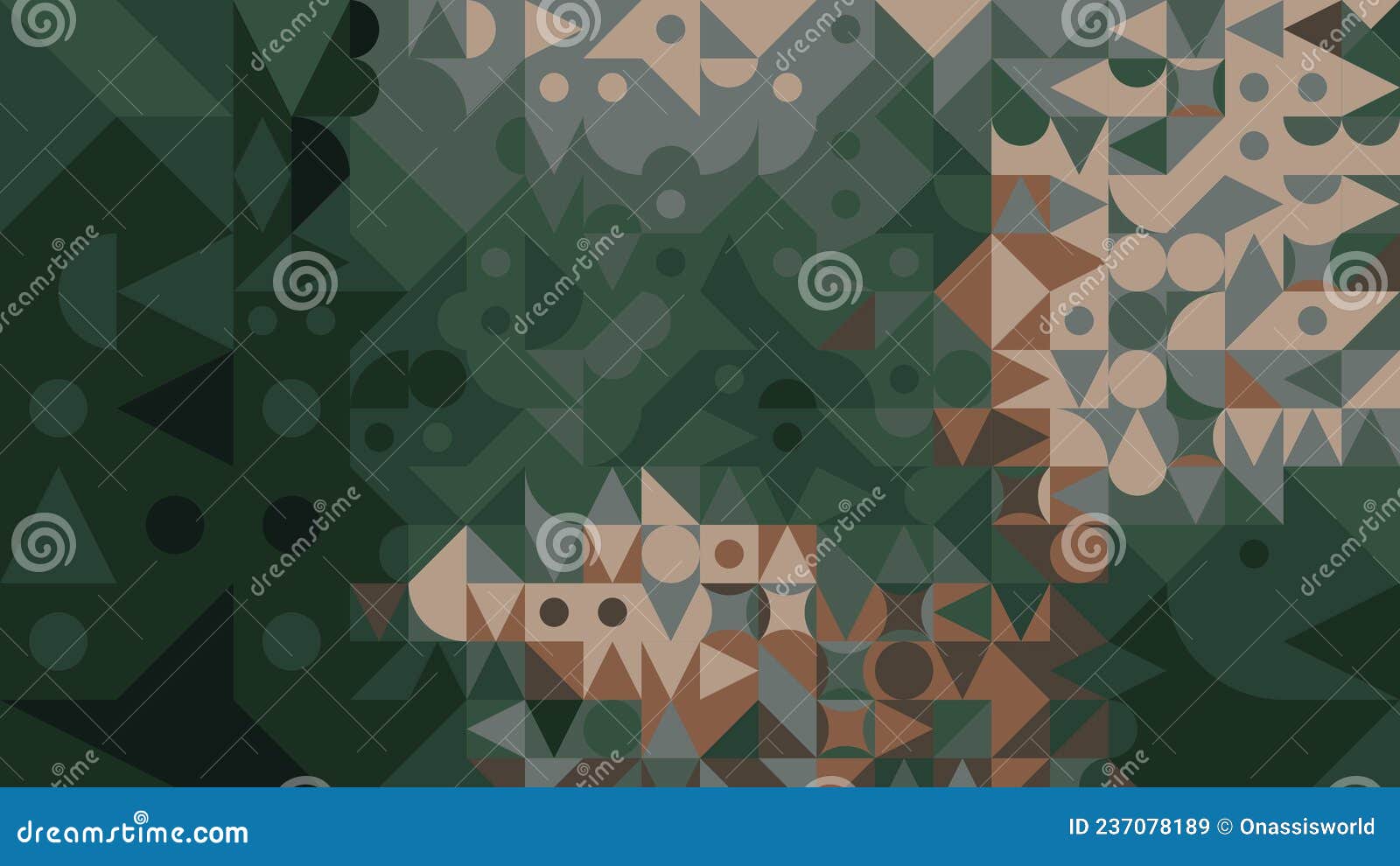 Mosaic Art Shapes Abstracts Backgrounds Stock Illustration ...