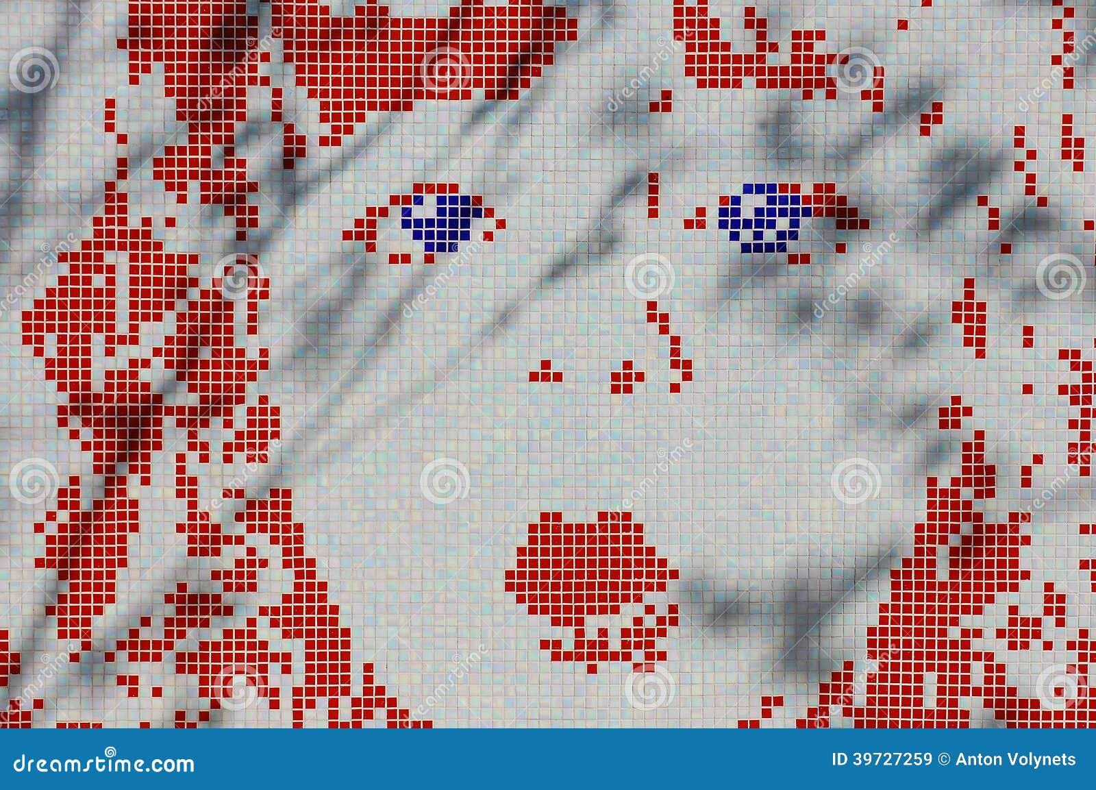 Mosaic baby face stock image. Image of mouth, pattern - 39727259