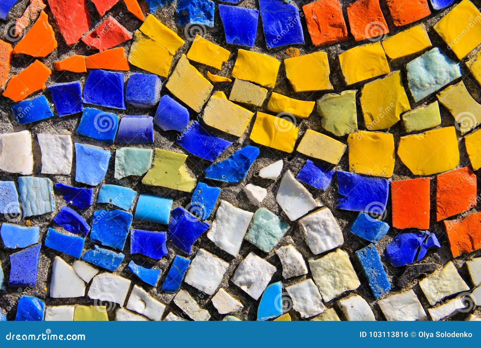Mosaic Background. Colorful Ceramic Tile Pattern Stock Photo - Image of ...