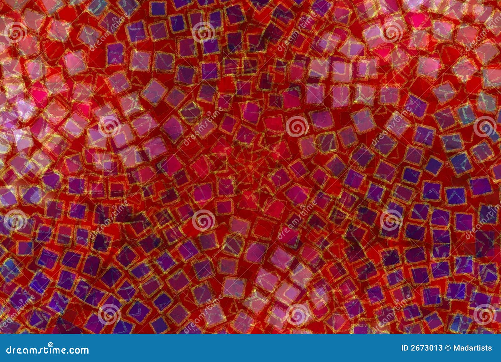 Mosaic Background Square Tiles Stock Image | CartoonDealer.com #2673013