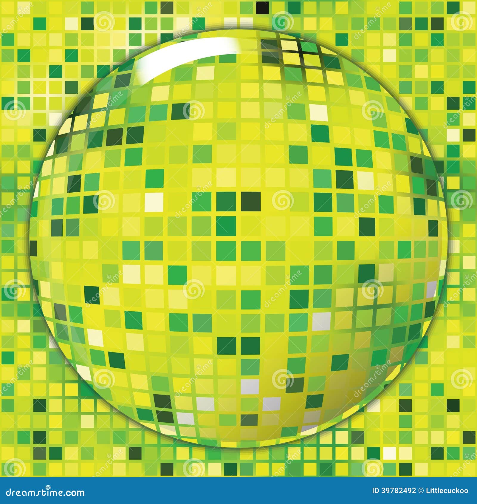 Mosaic Background Stained Glass, Lens Effect Stock Vector ...