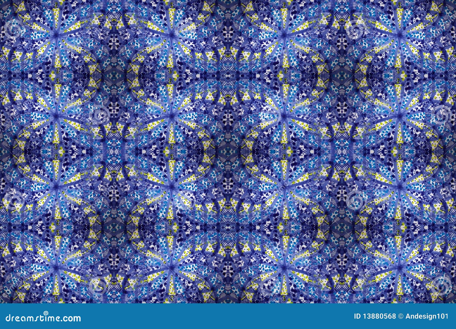 Blue Tile Mosaic In The Form Of Scales. Tile Texture With A Marine ...