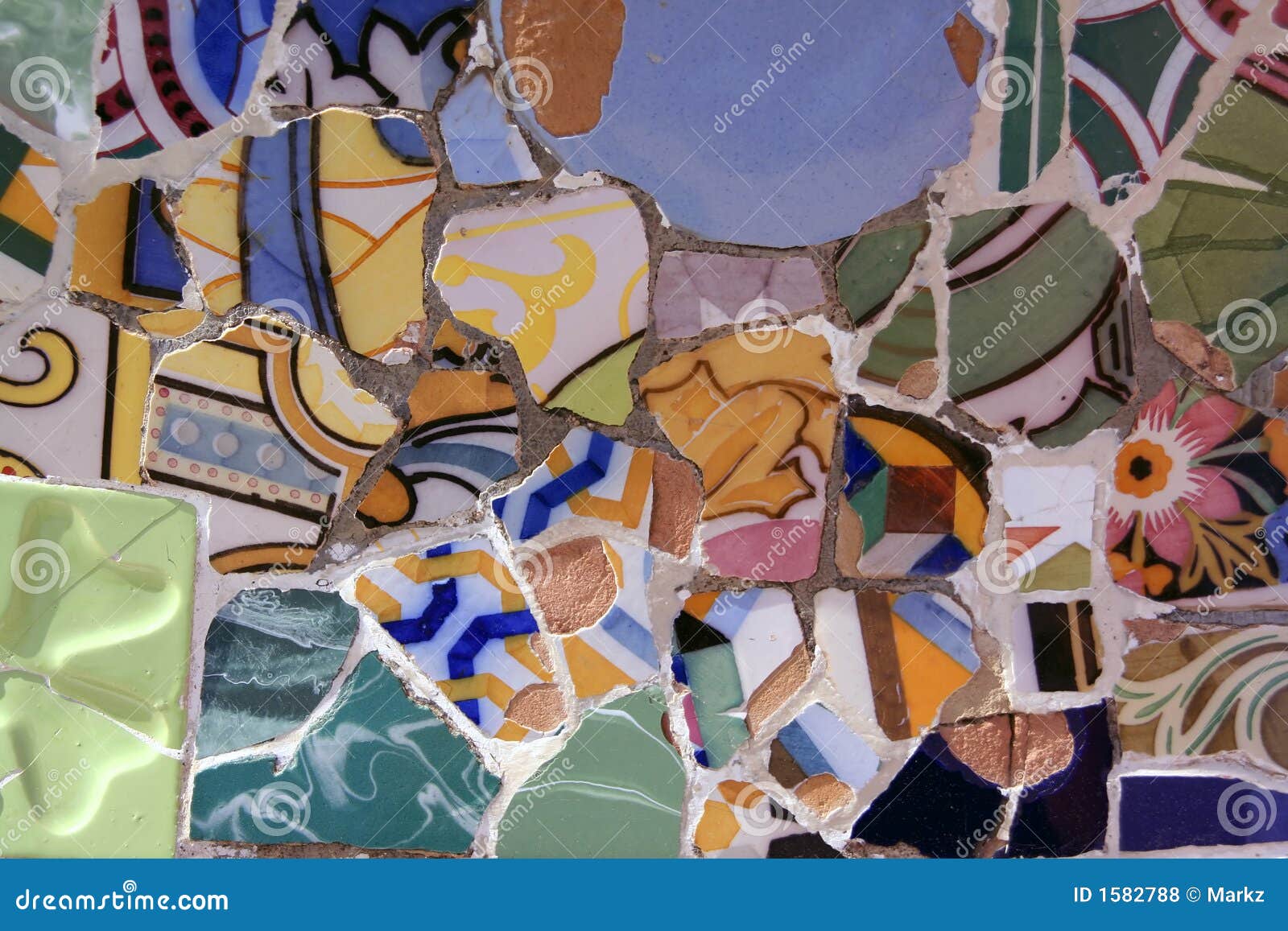 Mosaic Of Broken Tiles Royalty Free Stock Photos - Image: 1582788