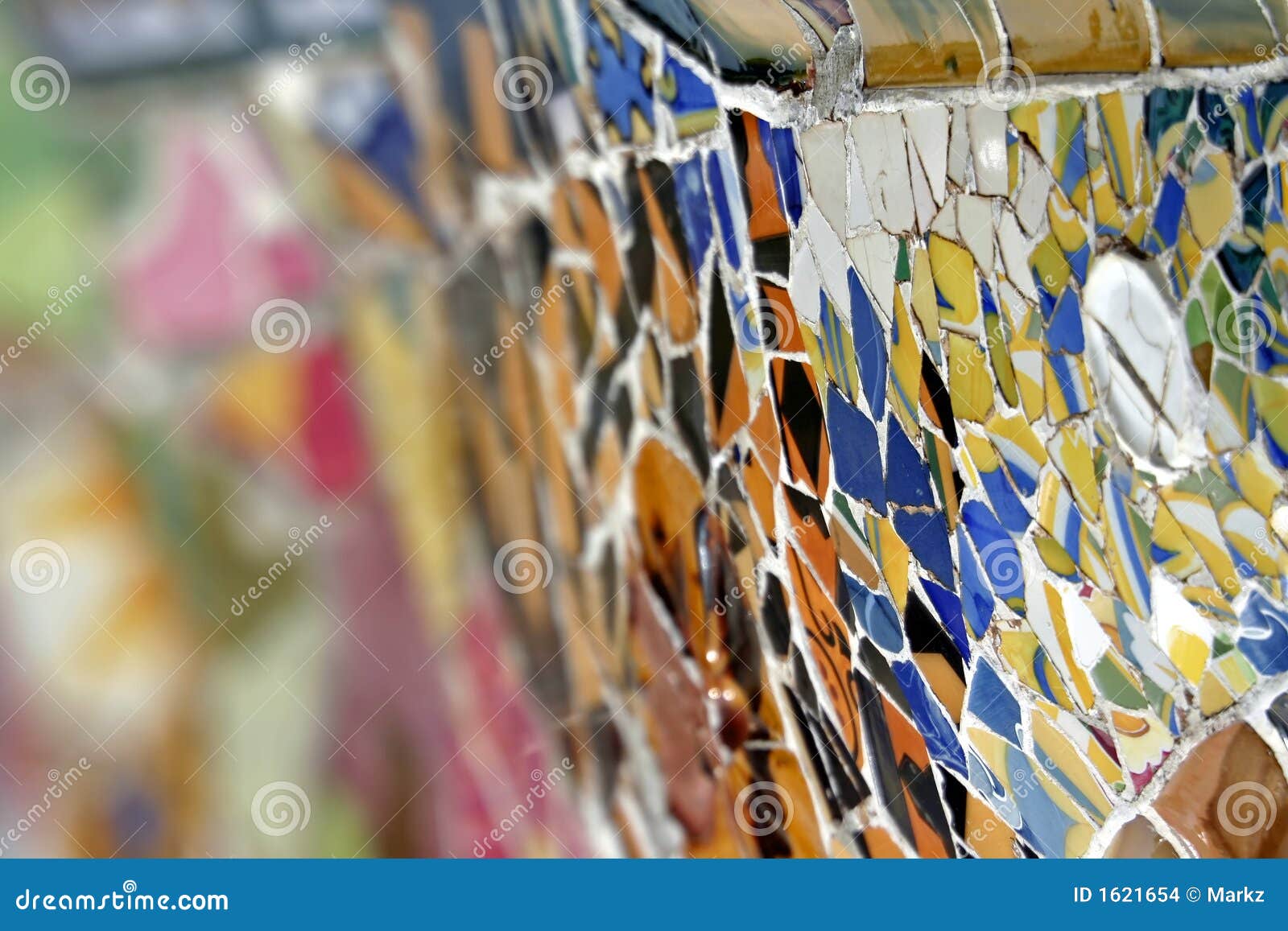 Mosaic of broken tiles stock photo. Image of colours, chaos - 1621654
