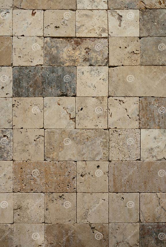 Mosaic Brown Square Stone Pattern Stock Photo - Image of square, tile ...