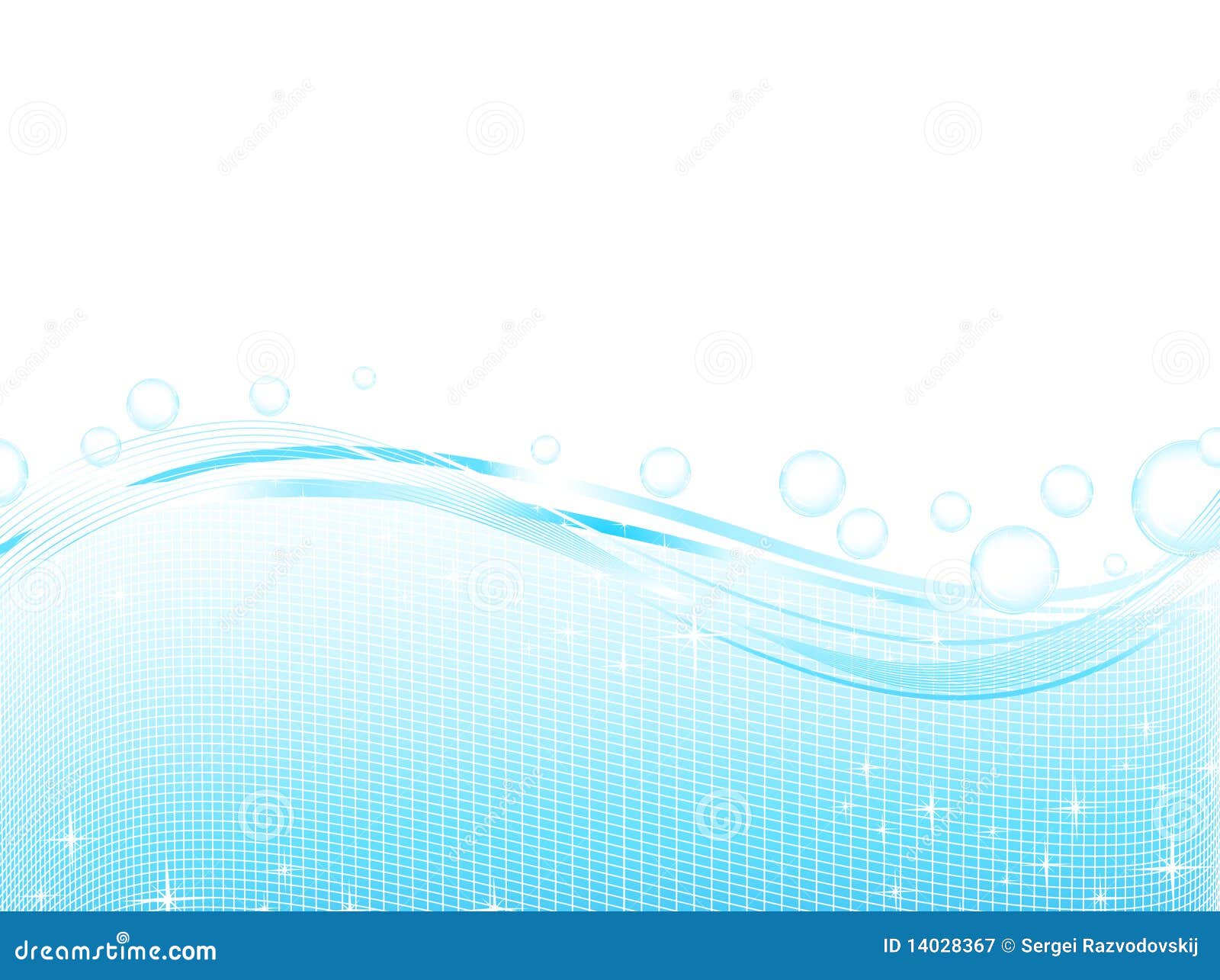 Mosaic Bubbly Abstract Wavy Frame Stock Vector - Illustration of ...