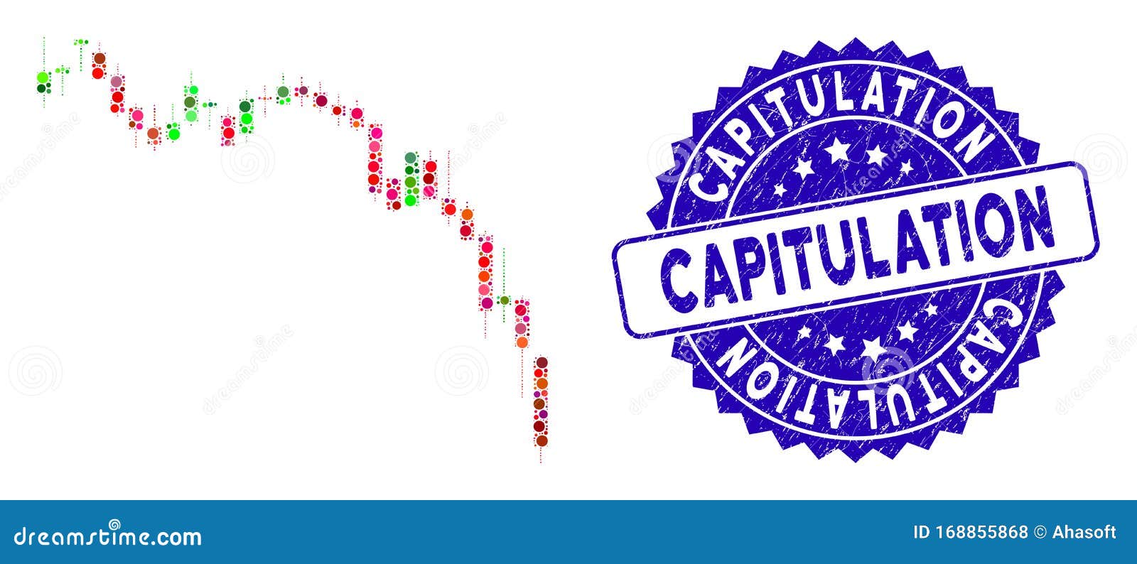 Grunge CAPITULATION DAY Scratched Round Watermarks Cartoon Vector ...