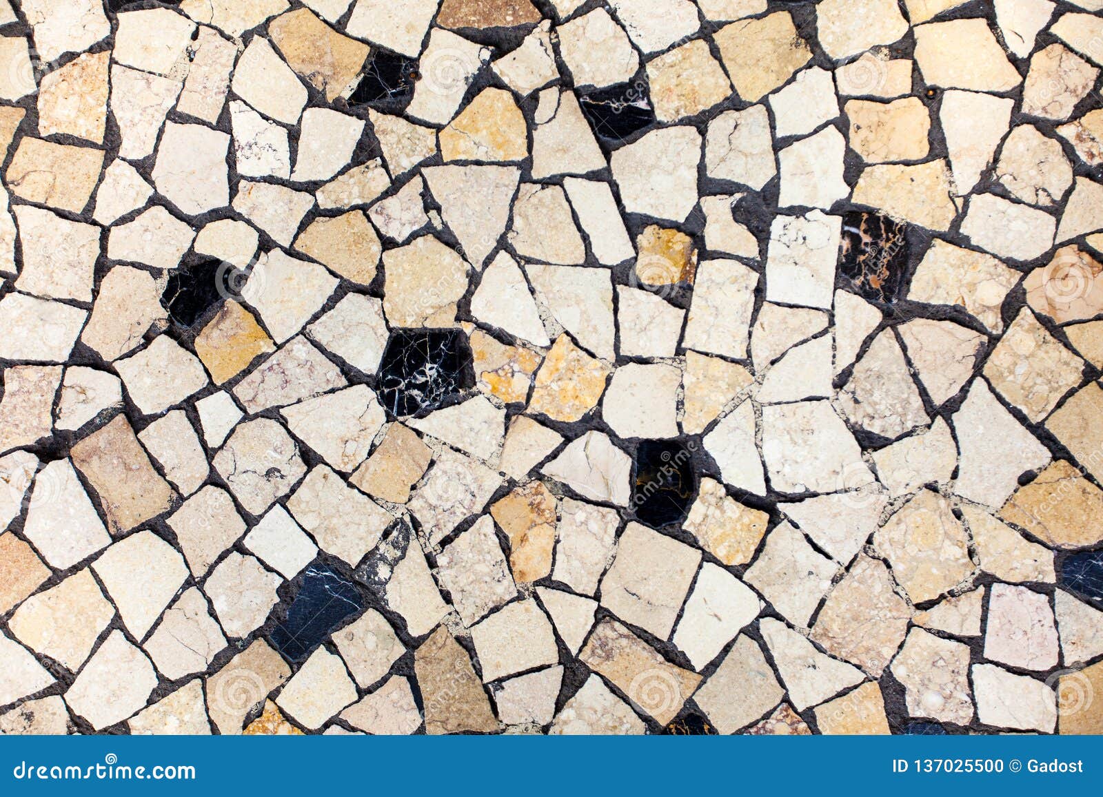 Mosaic Ceramic Tiles Neutral Background Stock Photo - Image of pieces ...