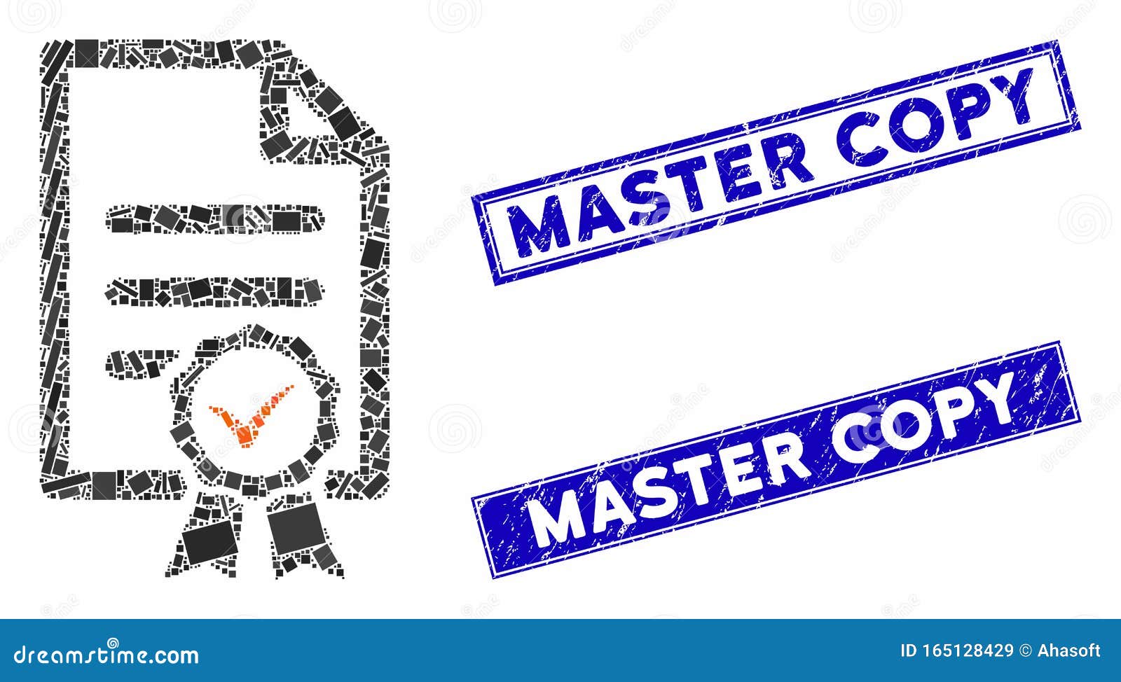 Master Copy Stamp On White Stock Image | CartoonDealer.com #232165279