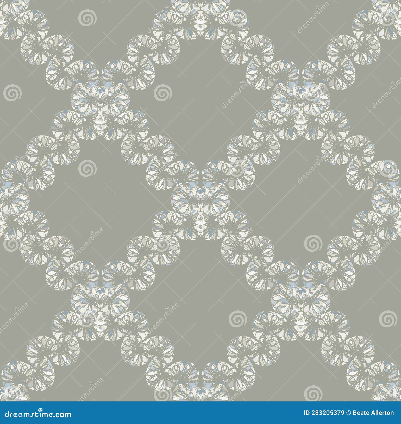 Mosaic Chainlink Grid Vector Pattern Background.Spacious Weave Backdrop ...