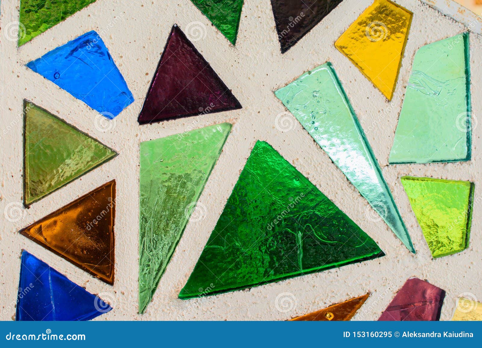 Mosaic of colored glass. stock image. Image of ceramic - 153160295
