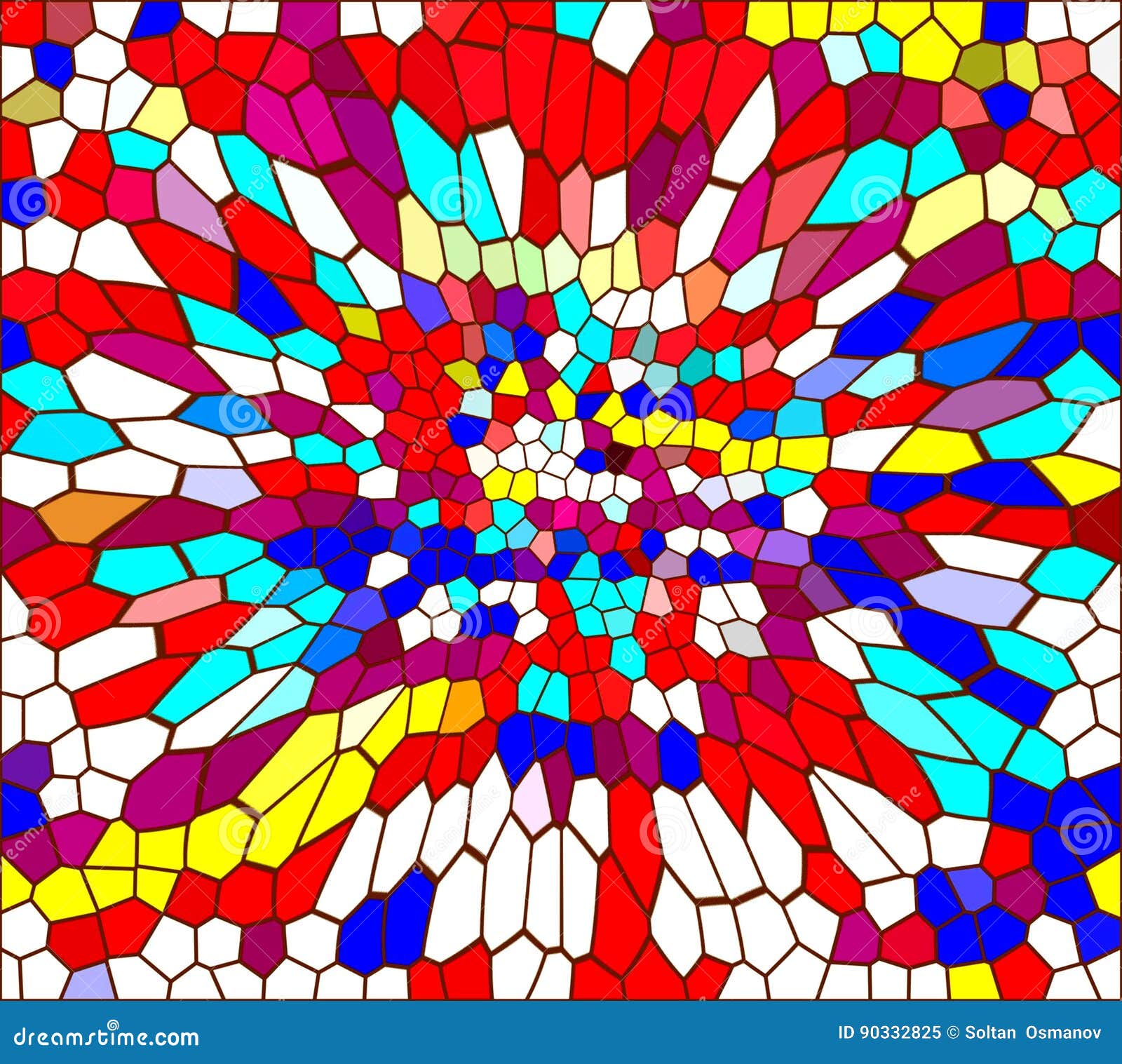 Mosaic of Colored Stones. Mosaic of Colorful Stones. Geometric Colorful ...