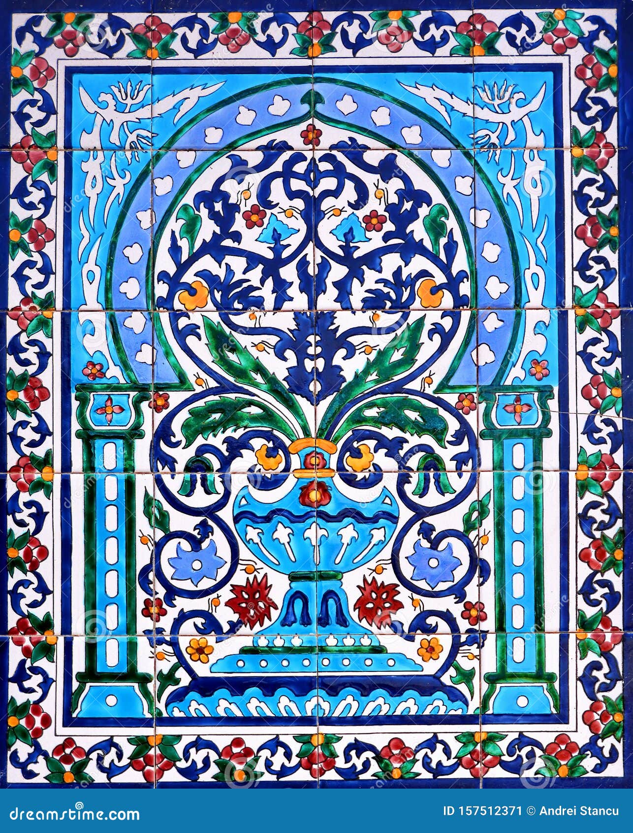 Mosaic stock image. Image of craftsmanship, tradition - 157512371