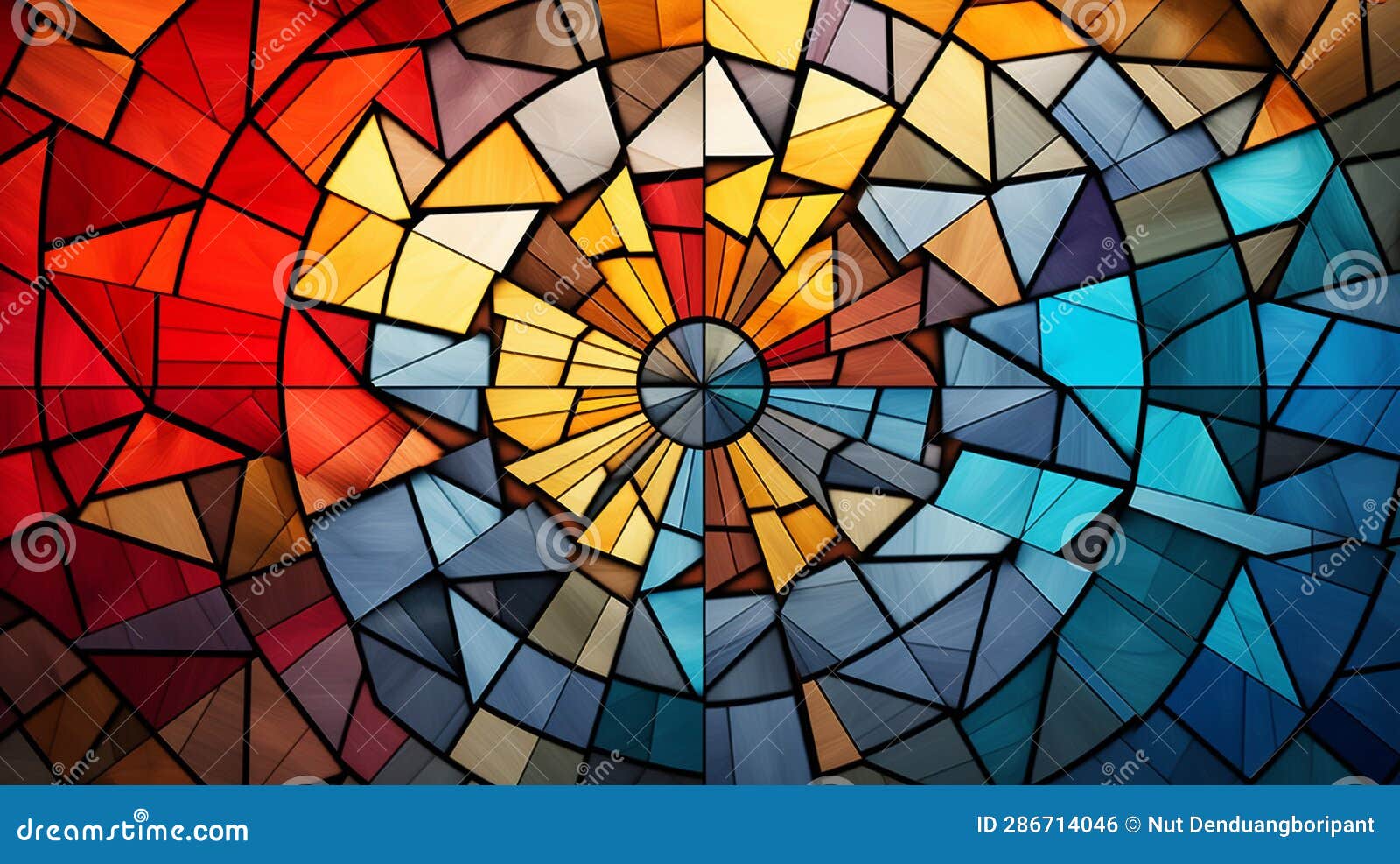 Unity Unveiled: Interlocking Geometric Puzzle Stock Illustration ...