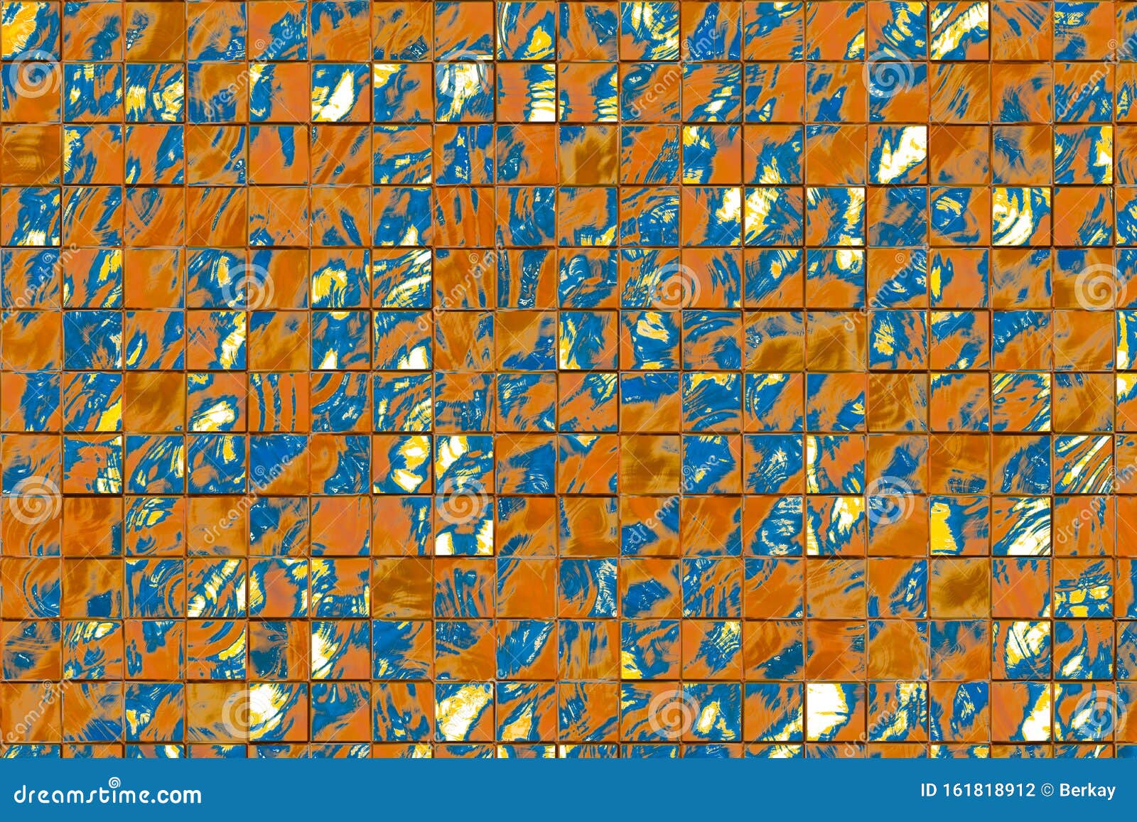 Mosaic Composition Pattern As Background Texture Stock Photo - Image of ...