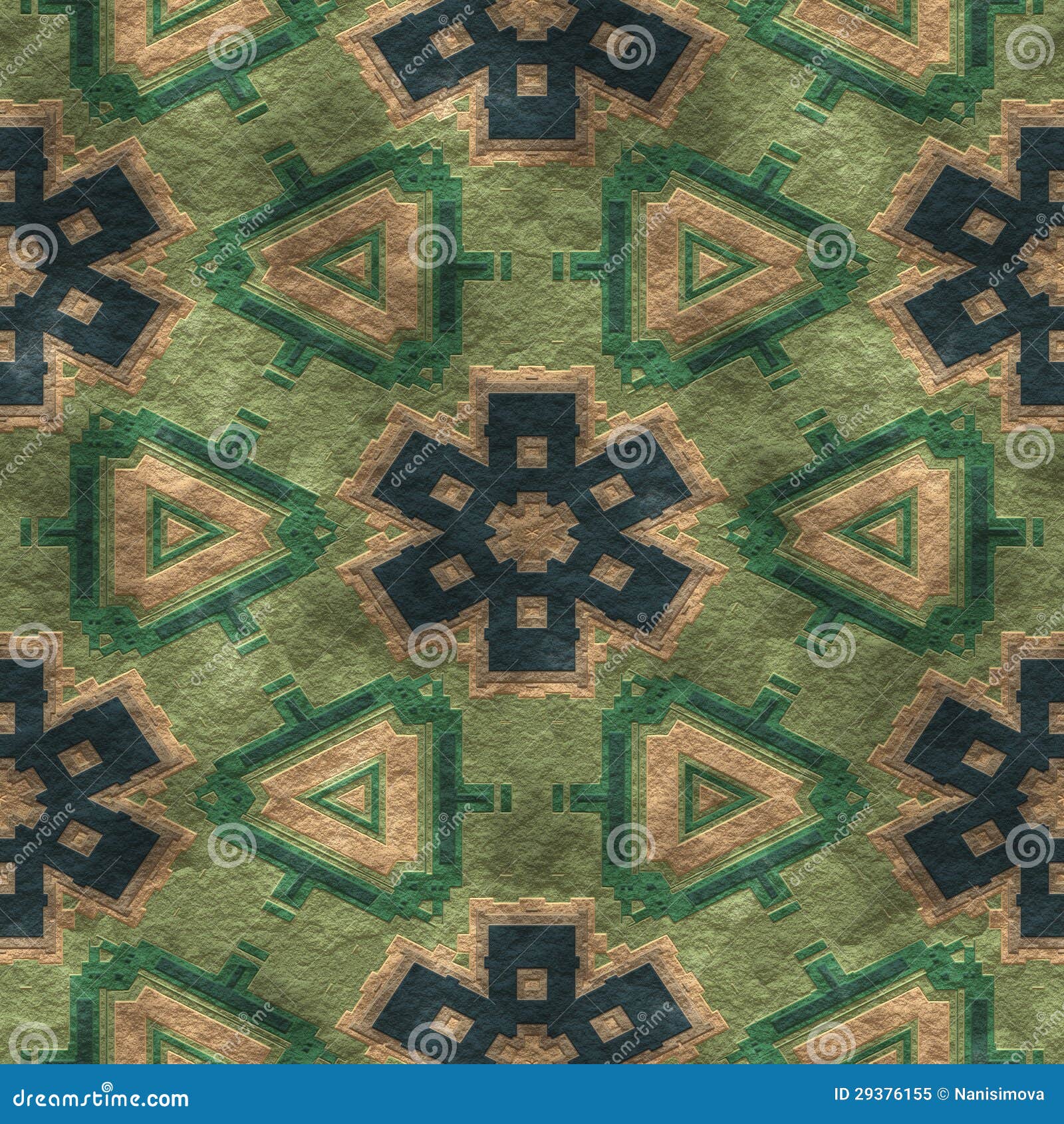 Mosaic concrete pavement stock image. Image of pattern - 29376155